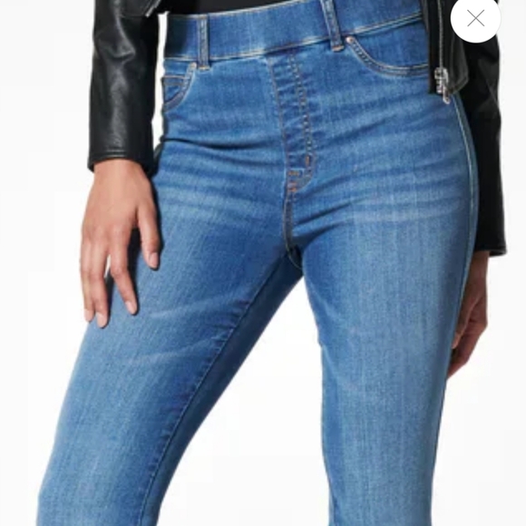 SPANX | Jeans | Spanx Flare Vintage Indigo Jeans Tall Large | Poshmark